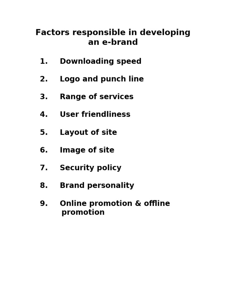 Factors That Support in Developing An e | PDF