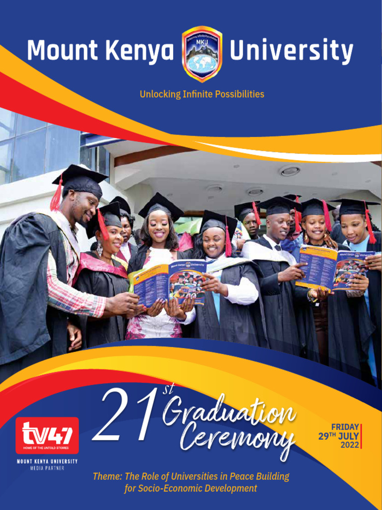 MKU 21st Gradution Booklet July 2022 | PDF | Doctor Of Philosophy