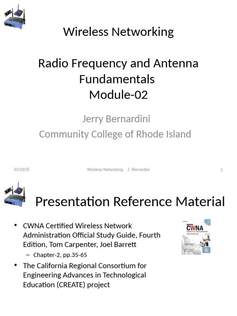 Radio Frequency Basics for Wireless Networking | PDF | Radio | Amplitude