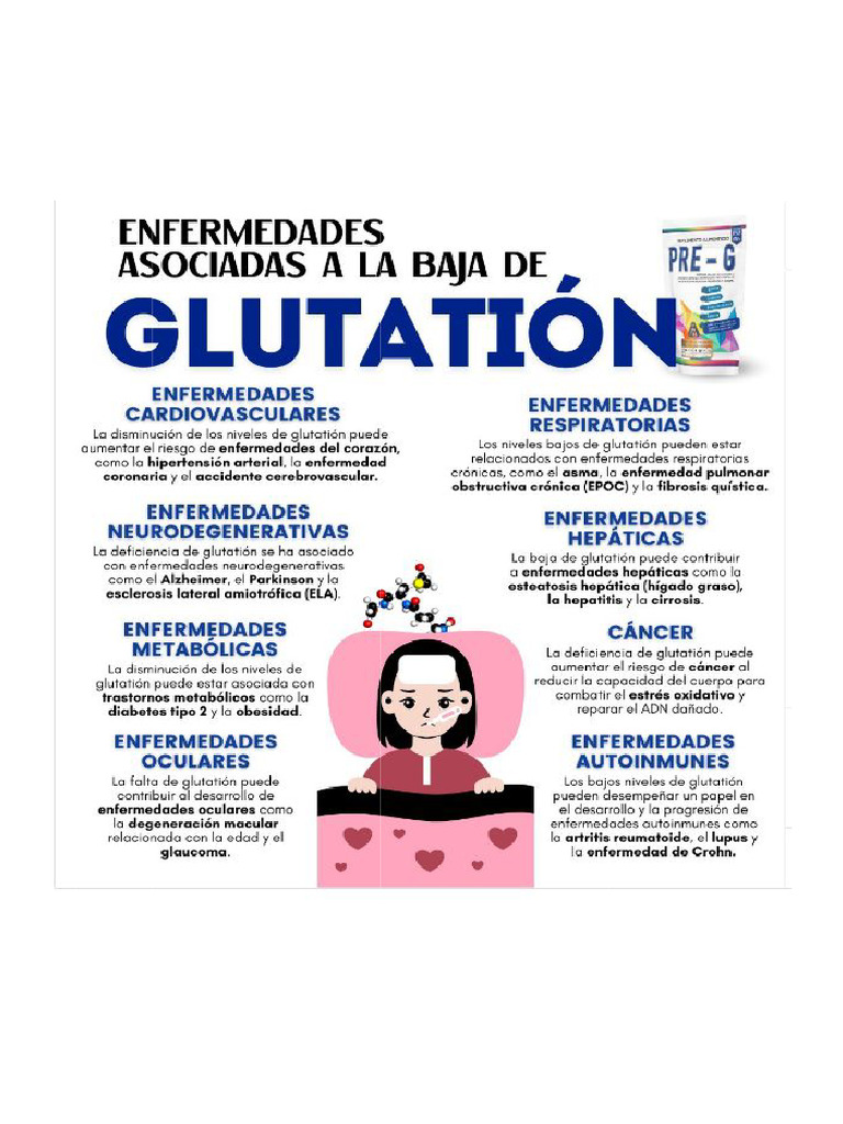 ENFERMEDADES ASOCIADAS POR BAJA GLUTATIÓN | PDF