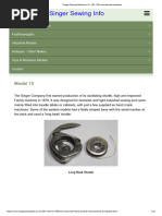 Singer Sewing Machine Serial Numbers | PDF