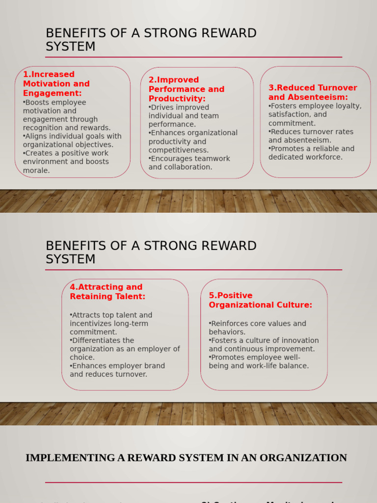 Benefits of A Strong Reward System | PDF | Turnover (Employment ...