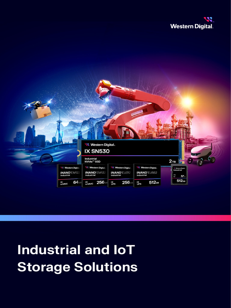 Brochure Western Digital Industrial Iot Family 202404 | PDF | Solid ...