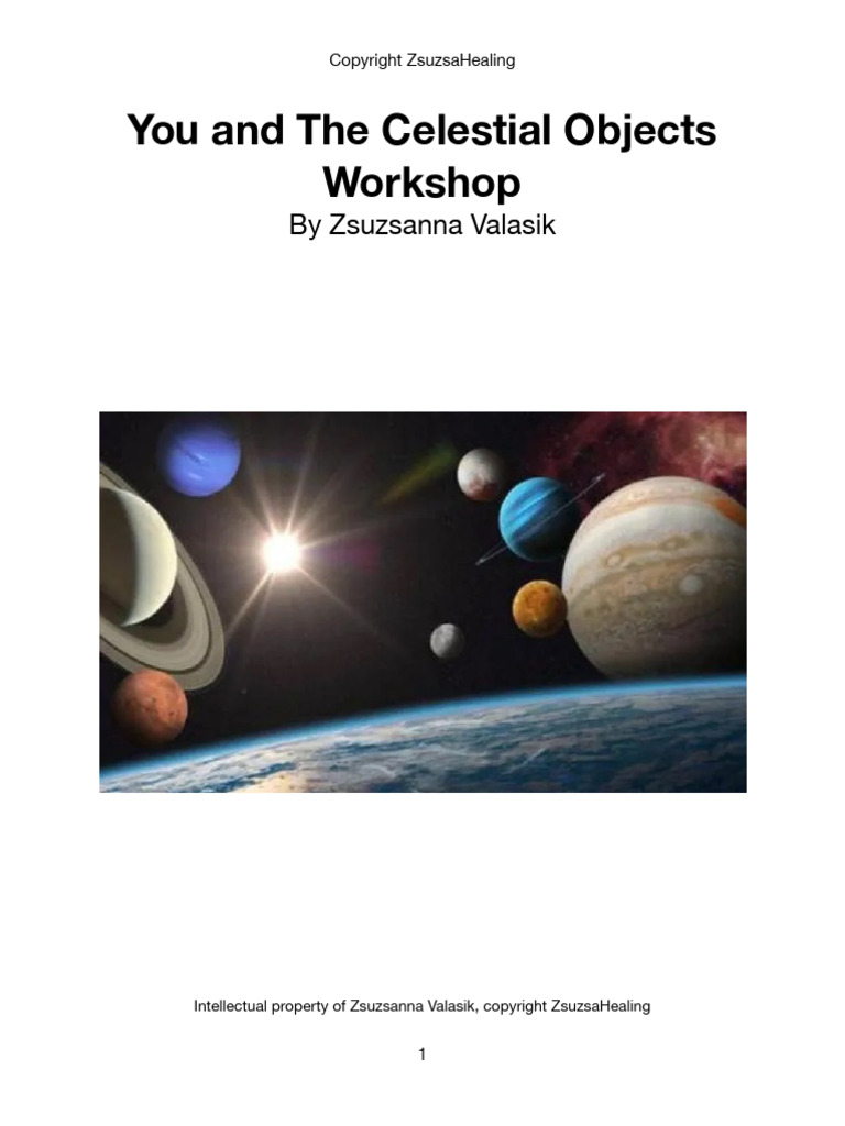 You and The Celestial Objects Manual - 230813 - 224600 | PDF | Planets ...