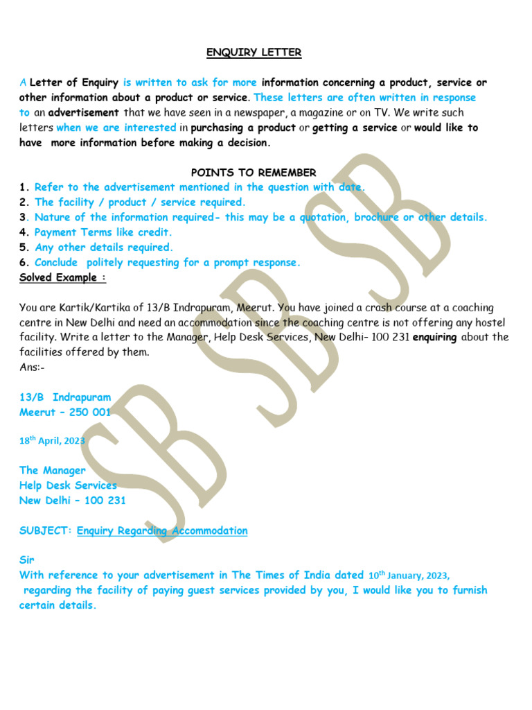Letter of Enquiry Guidelines | PDF