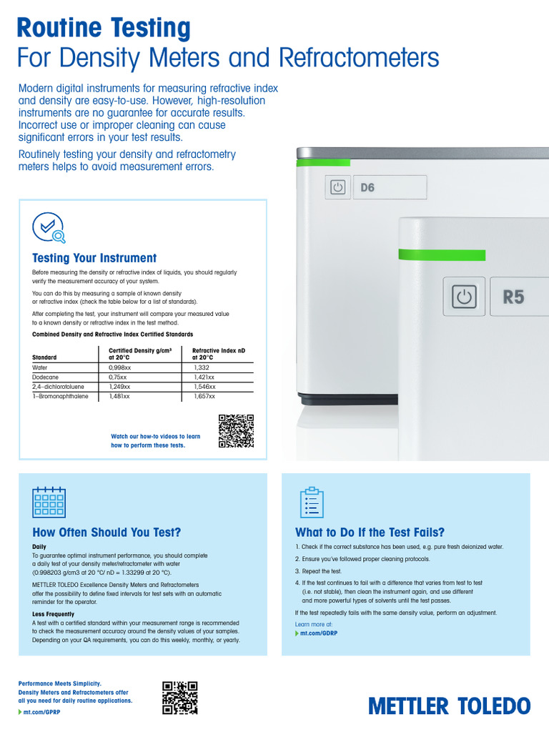 Routine_Testing_for_ReDe_EN | PDF | Density | Metrology