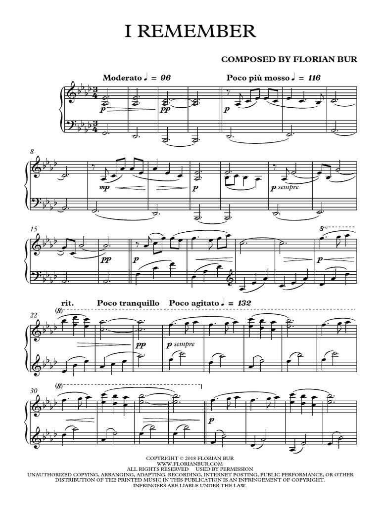 A Million Dreams - Sheet Music | PDF | Copyright Infringement | Copyright