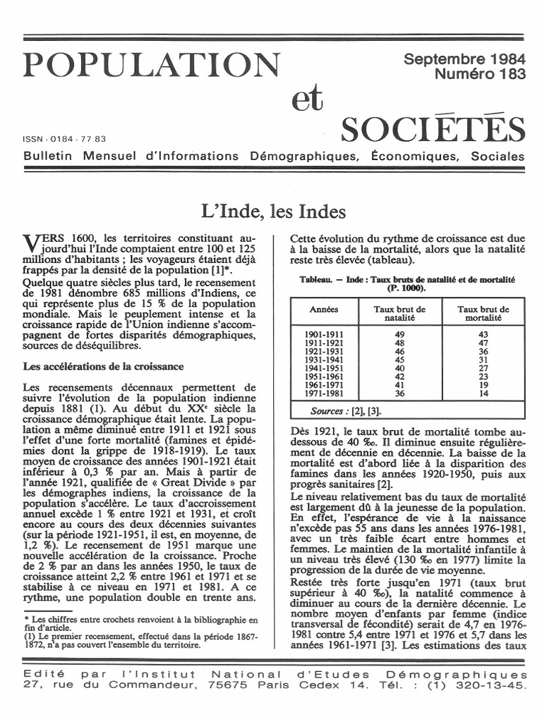 Pop Et Soc Francais | PDF