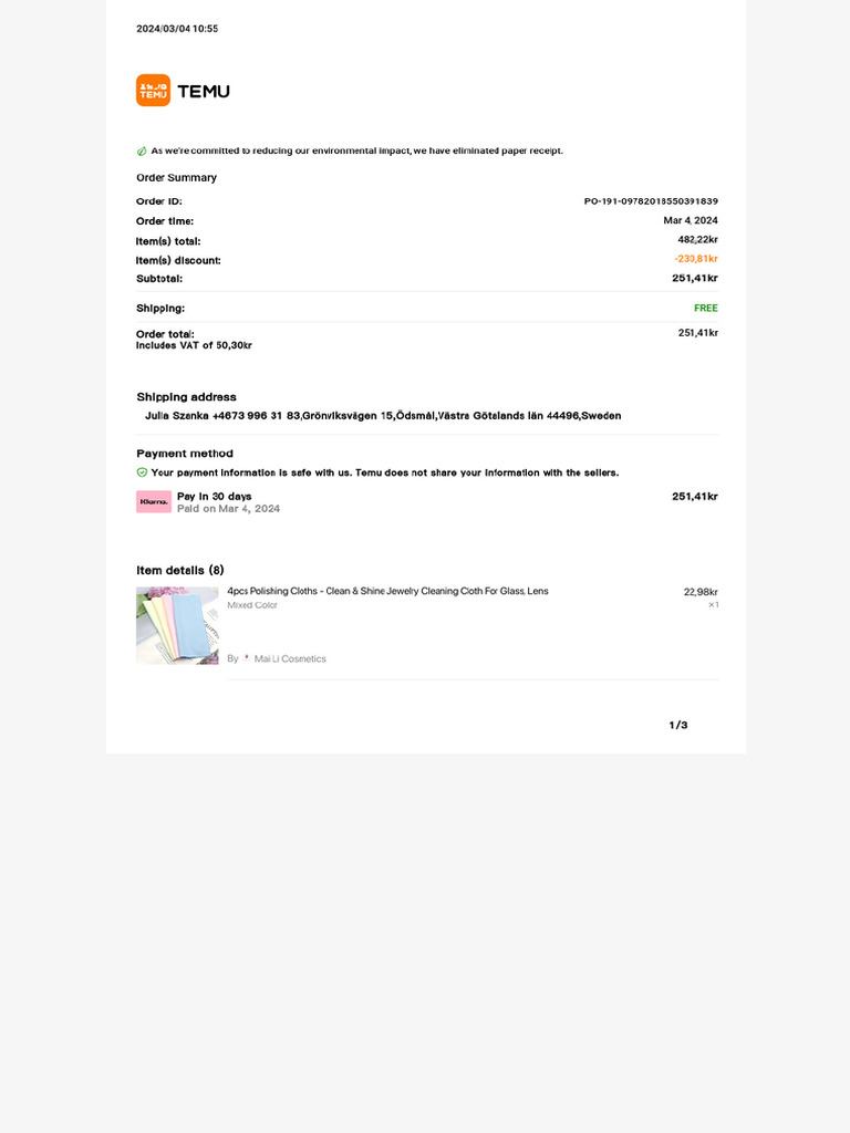 Temu Web Document | PDF