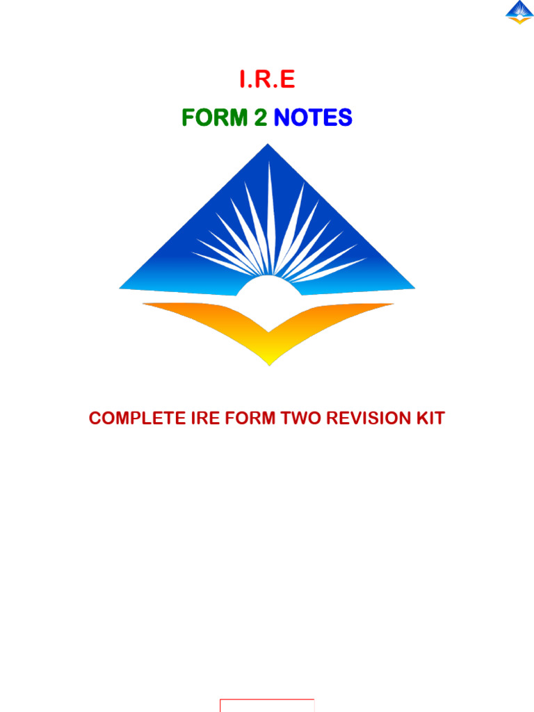 Ire Form 2 Notes | PDF | Hadith | Quran