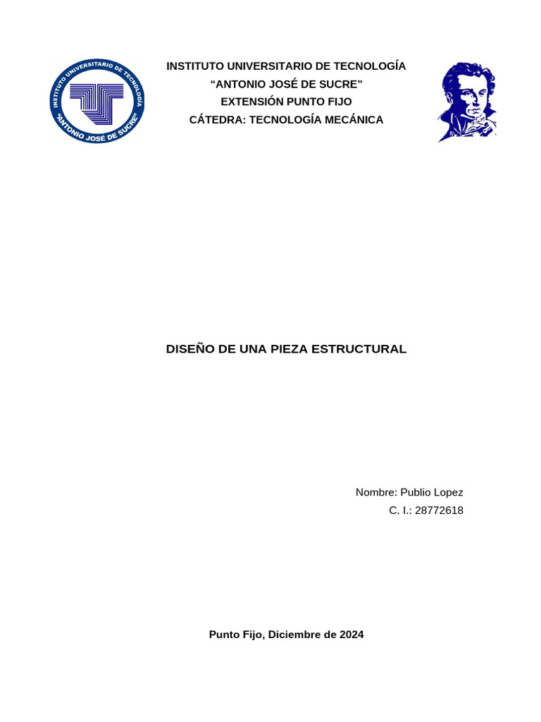 Diseño de Piezas Estructurales en Mecánica | PDF | Resistencia de ...