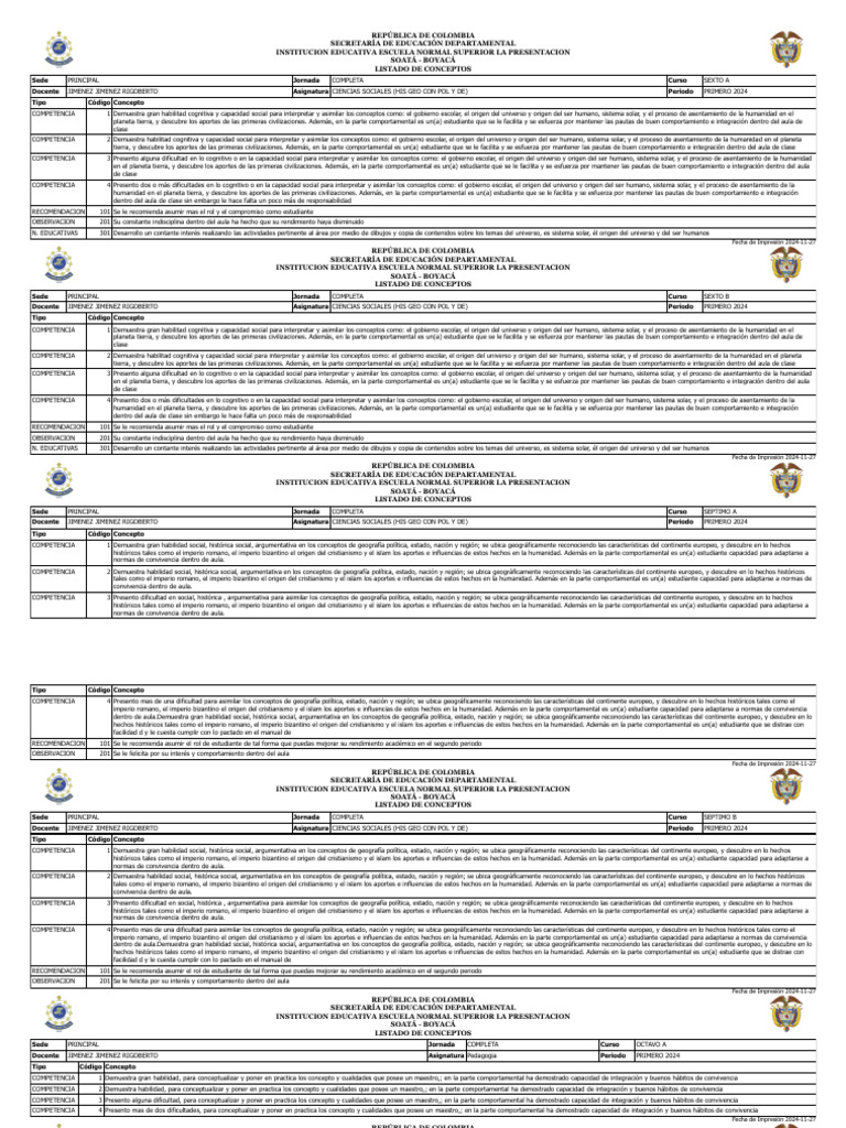 Descriptores Primer Periodo | PDF | Nación | Estado (política)