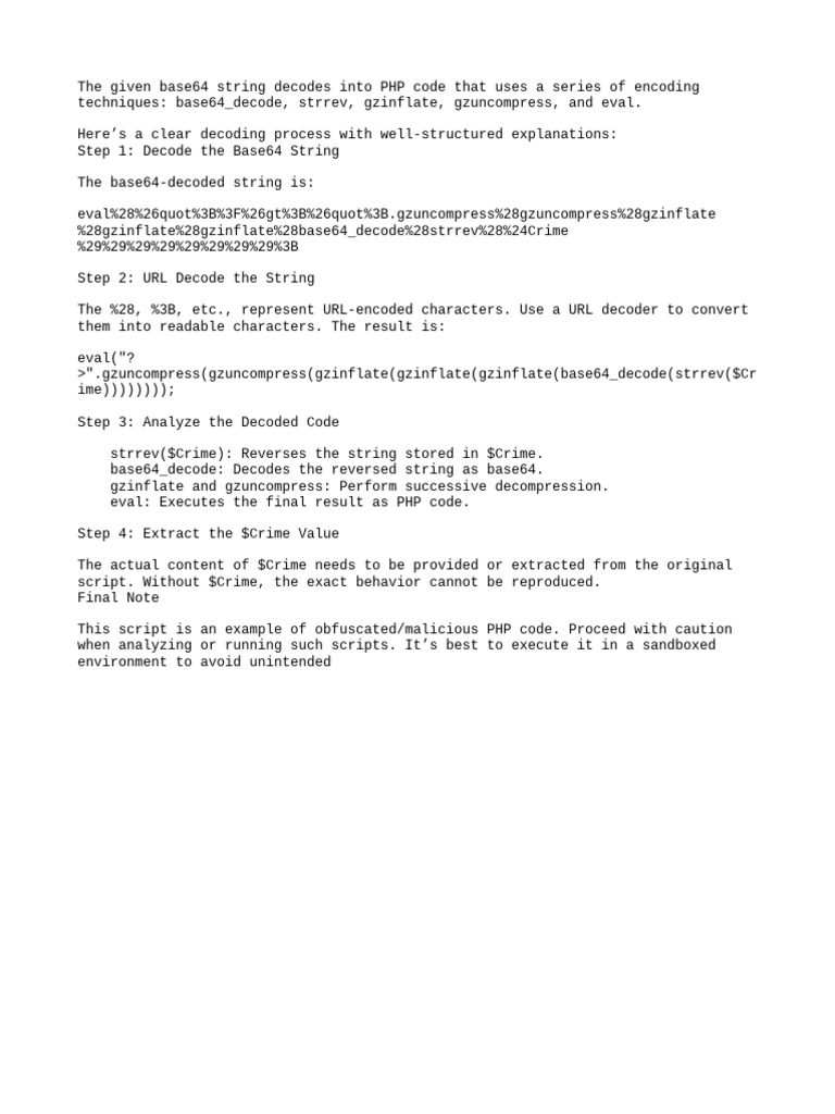 The Given Base64 String | PDF
