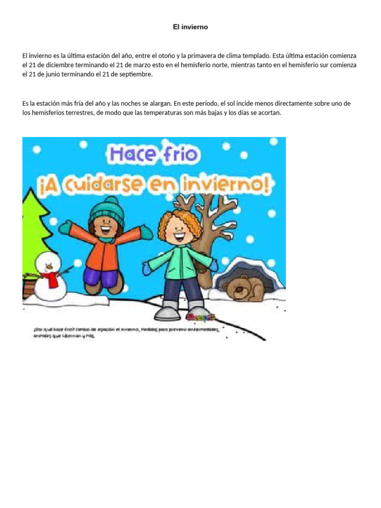 El Invierno | PDF