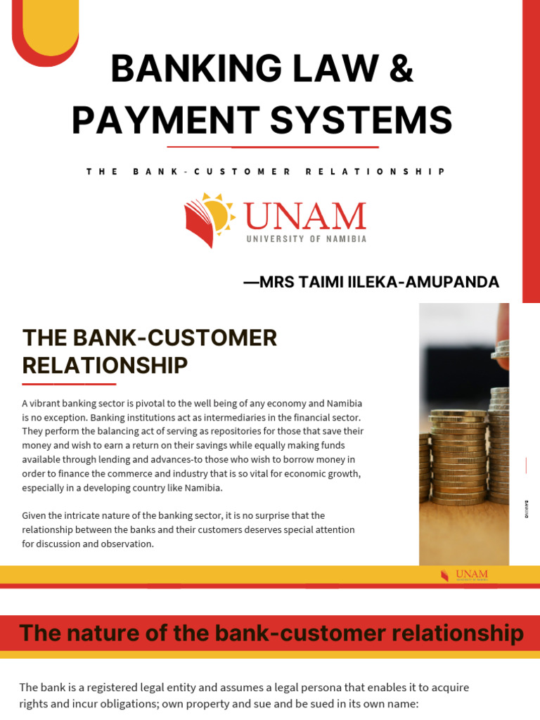 Bank-Customer Relationship Law | PDF | Banks | Fiduciary