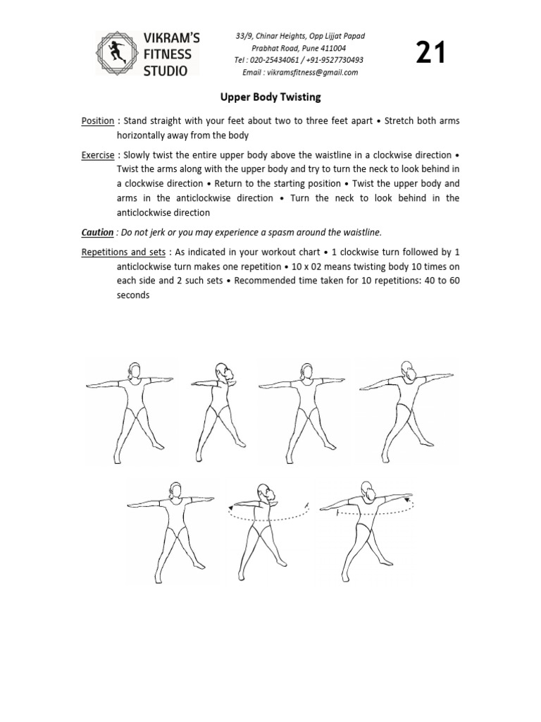 21 Upper Body Twisting | PDF