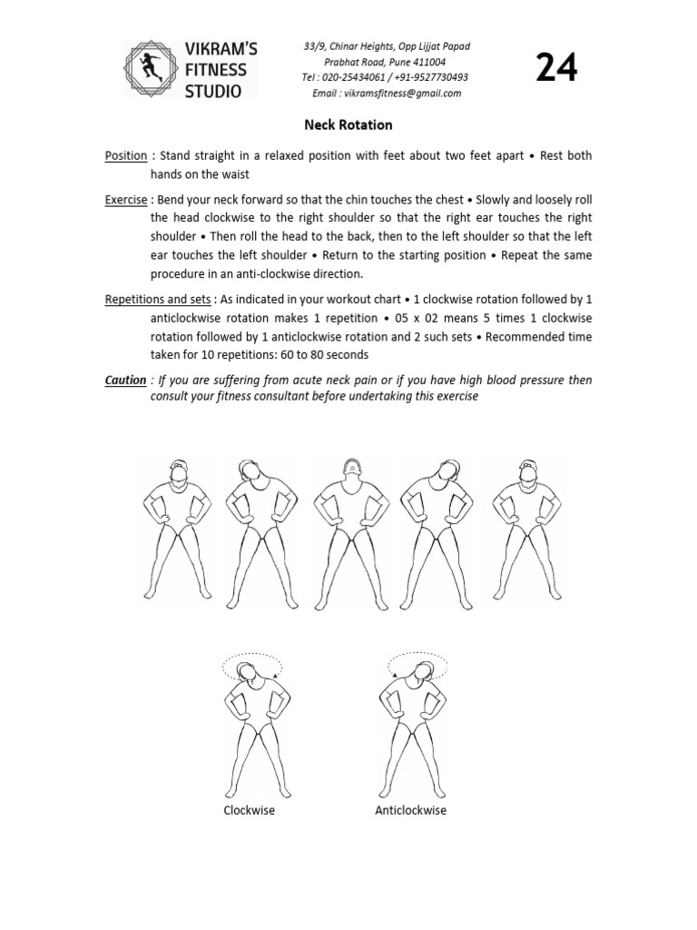 24 Neck Rotation | PDF