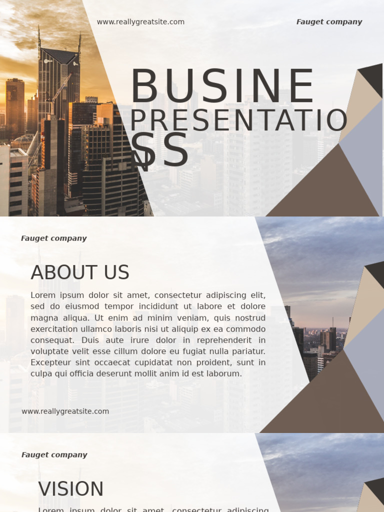 Brown Modern Professional Business Presentation | PDF