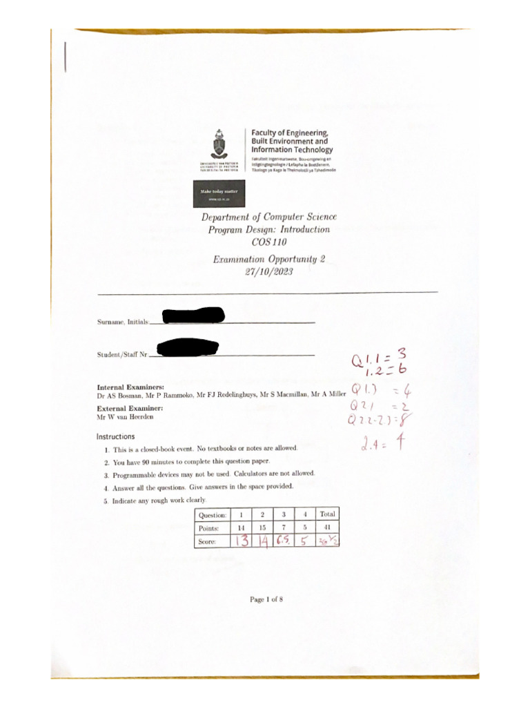 COS110_EO2_2023 | PDF