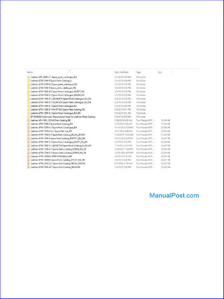 Liebherr Crane Spare Parts Catalogue Cd5 | PDF