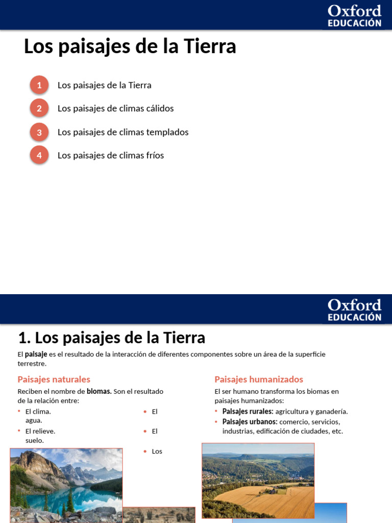 Paisajes de La Tierra | PDF | Selva | Sabana