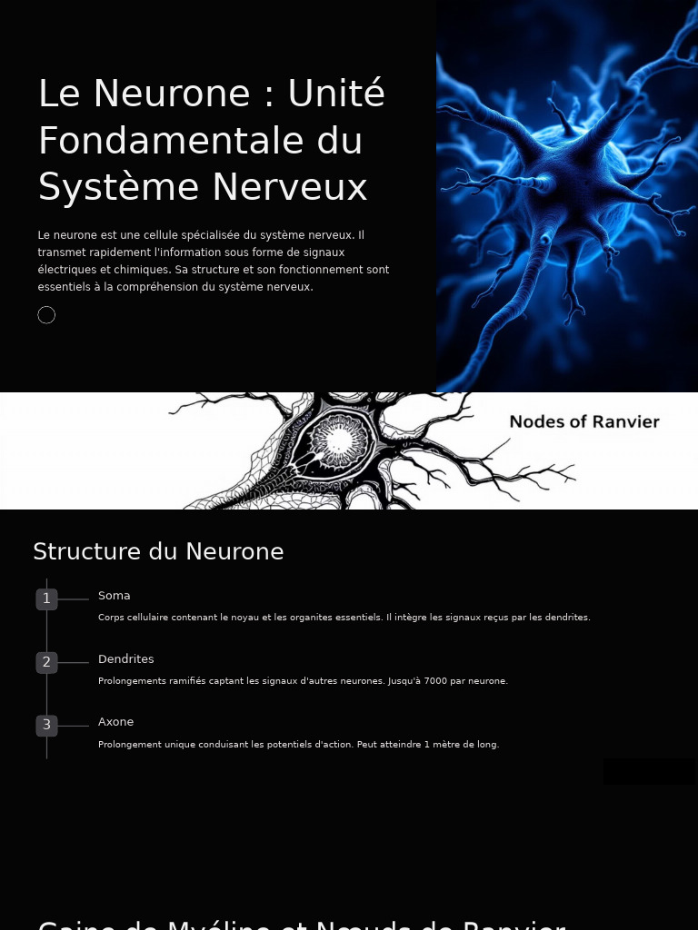 Comprendre le Neurone et son Rôle | PDF | Neurone | Axone