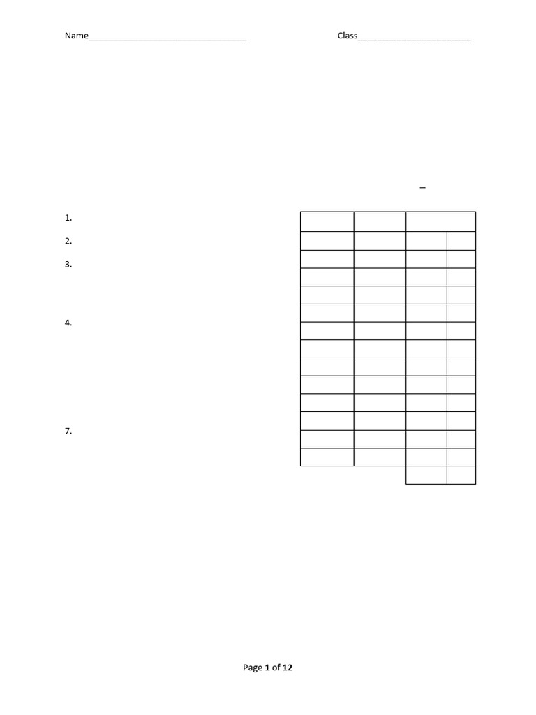 2024 HAC Chemistry Mock Exam | PDF | Atoms | Chemical Elements