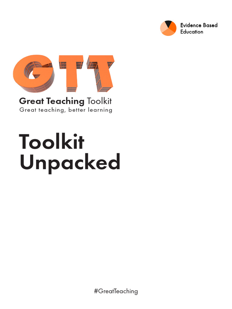 Great Teaching Toolkit unpacked | PDF | Learning | Teachers