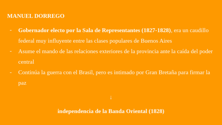 Manuel Dorrego | PDF