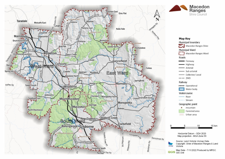 Macedon-Ranges-Shire-Ward-Boundaries-Map | PDF