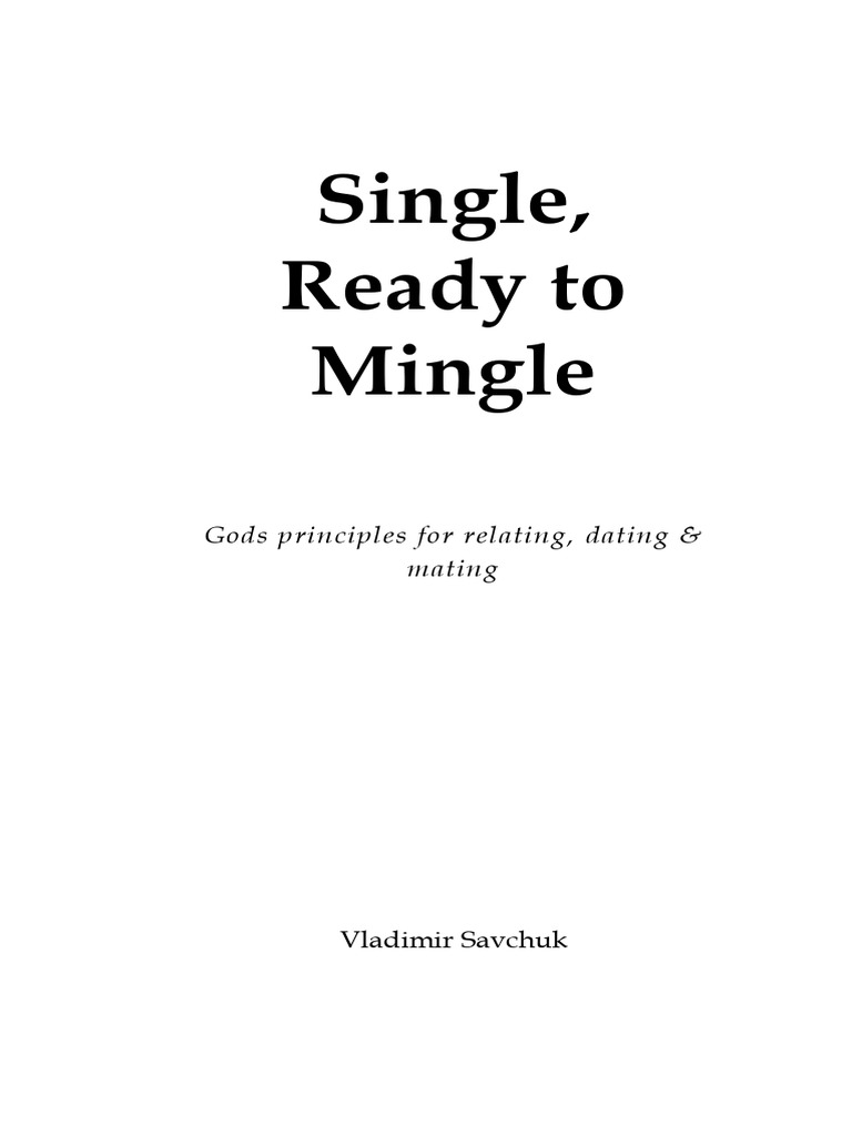 Single Ready to Mingle English PDF | PDF | Love | Prayer