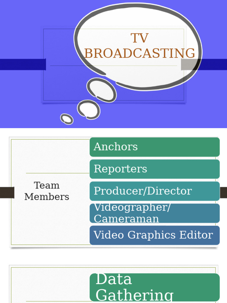Guidelines For TV Broadcast | PDF