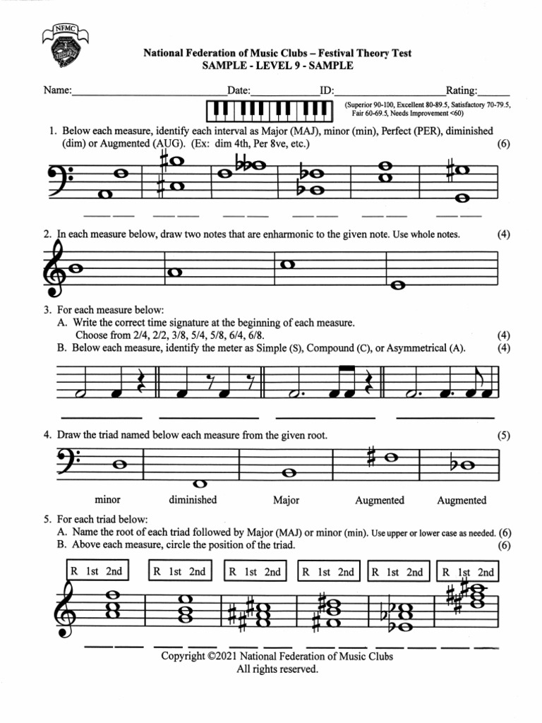 Nfmc Tt 9 Sample Final | PDF