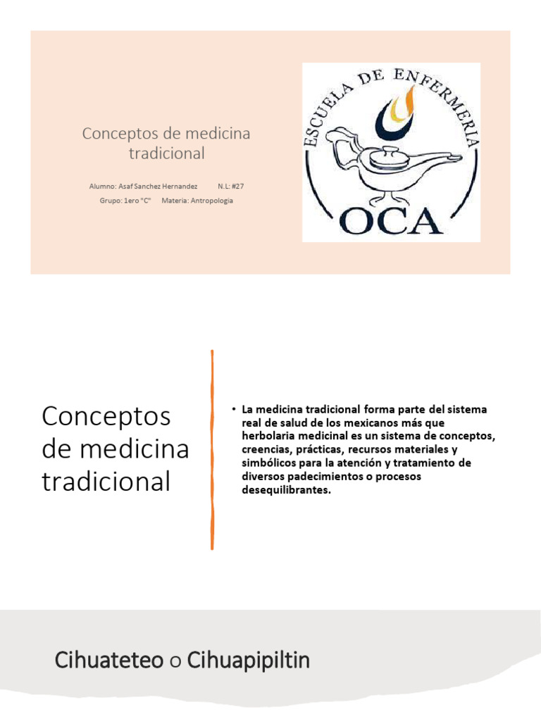 Medicina Tradicional Mexicana: Conceptos Clave | PDF | Brujería | Medicina