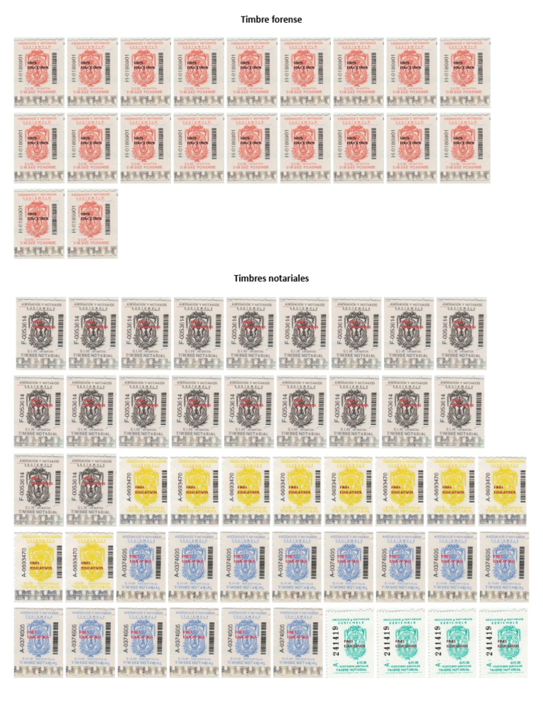 Imagenes de Timbres, Derecho Notarial | PDF | Matrimonio | Parentesco y ...