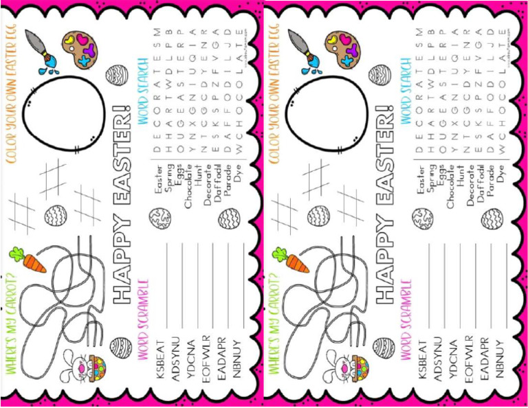 easter 2024 3rd graders | PDF