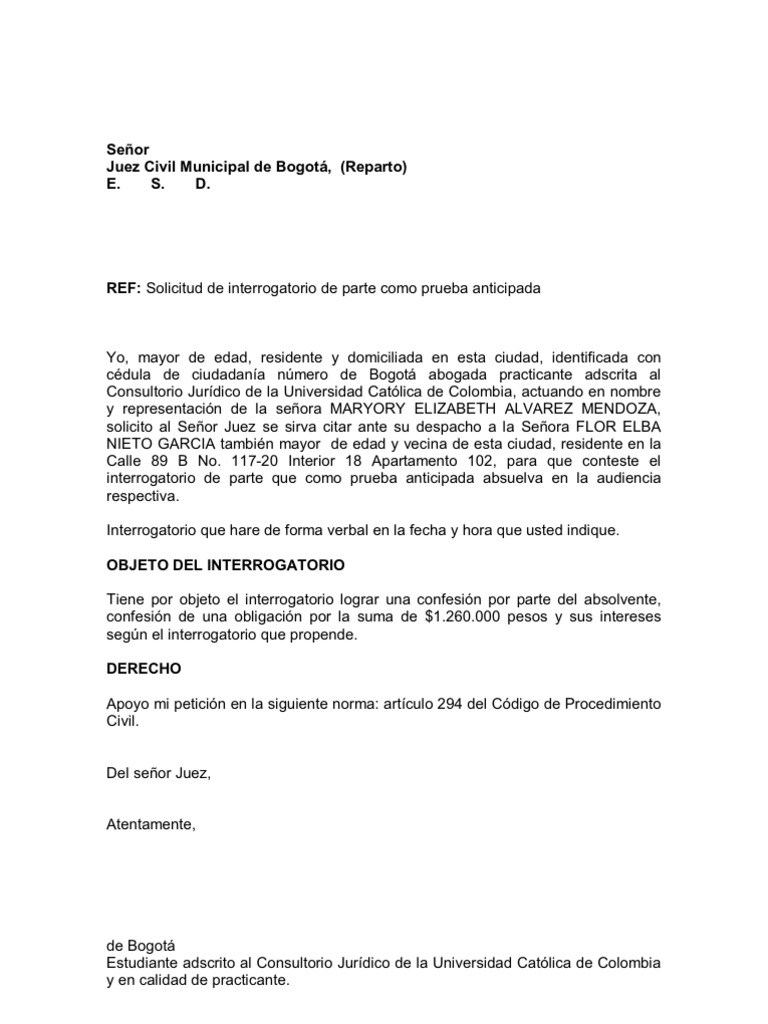 interrogatorio de parteE | Información del gobierno | Instituciones ...