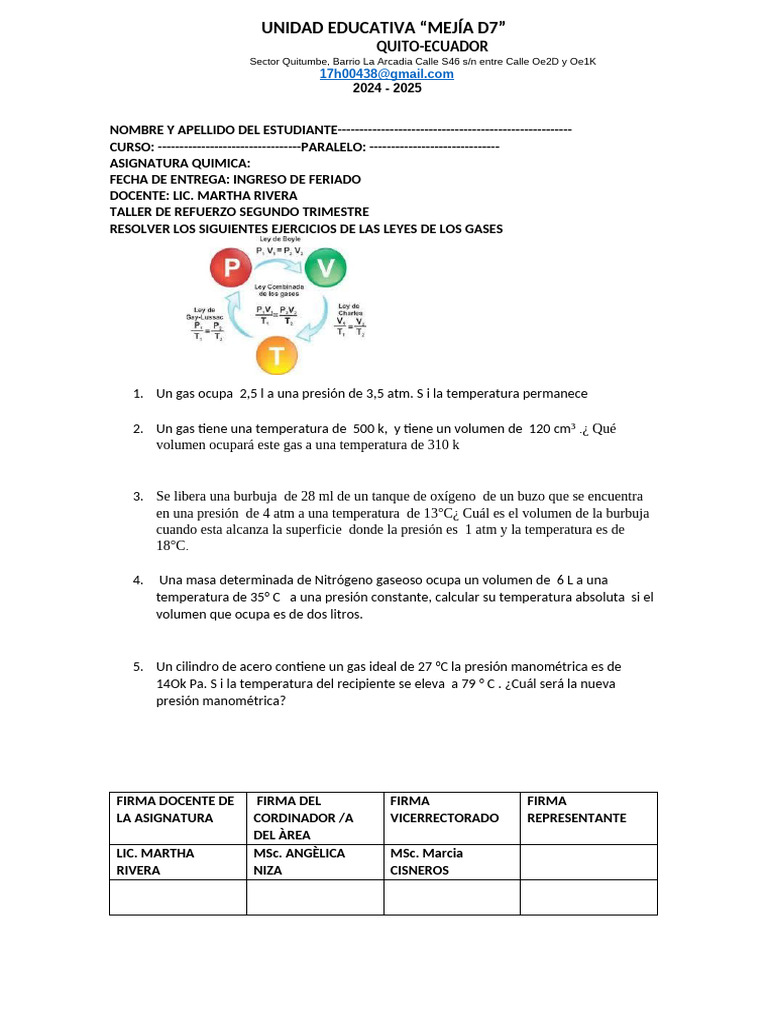 Taller de Refuerzo Tercero Bgu Segundo Triemstre 1 | PDF