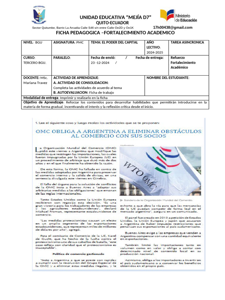 3ero PMC FORTALECIMIENTO ACADEMICO | PDF