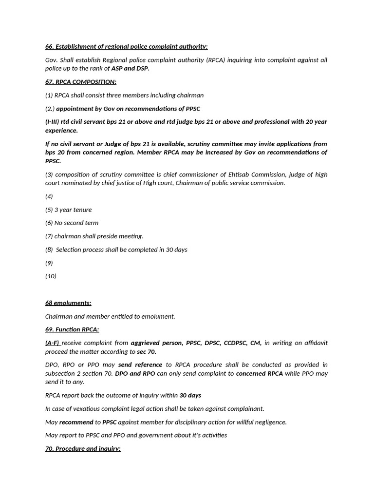 Regional Complaint Authority Chap 6 | PDF | Political Law | Government ...