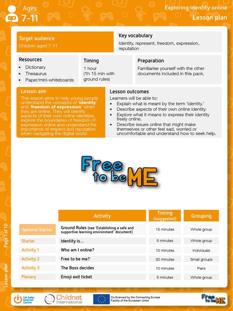 Ages 7-11 - Lesson Plan | PDF | Learning | Word