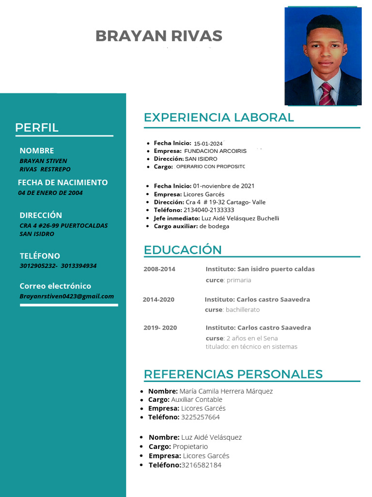 Hoja de Vida-Salida | PDF | Business