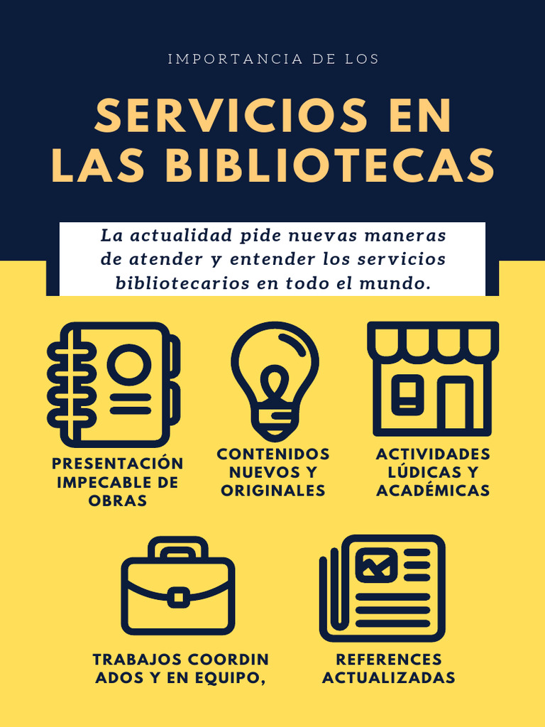 Servicios En Las Bibliotecas Pdf