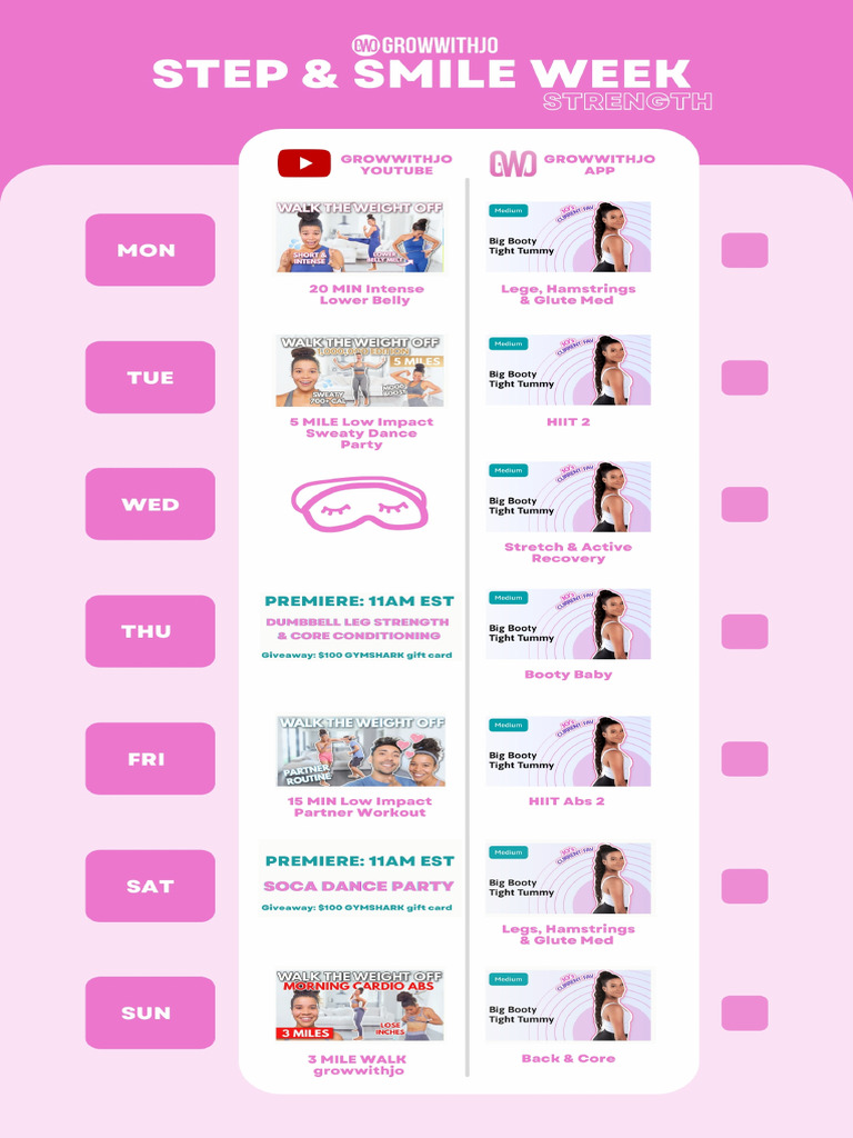 Step & Smile + Strength | PDF