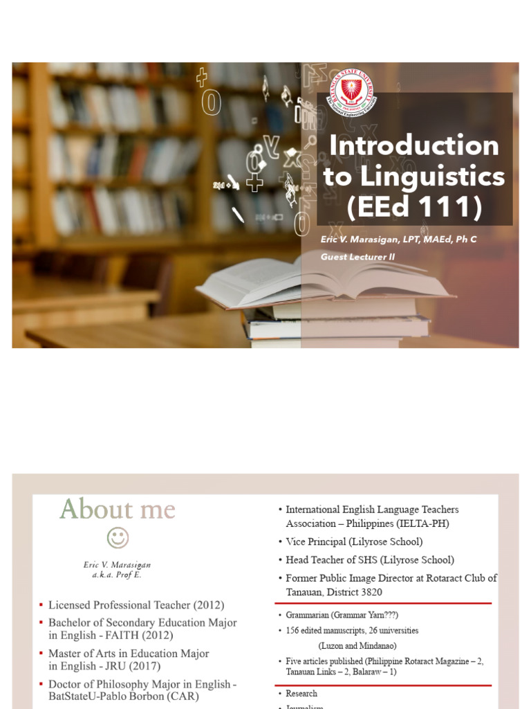 Overview of Linguistics and Language | PDF | Linguistics | Human ...