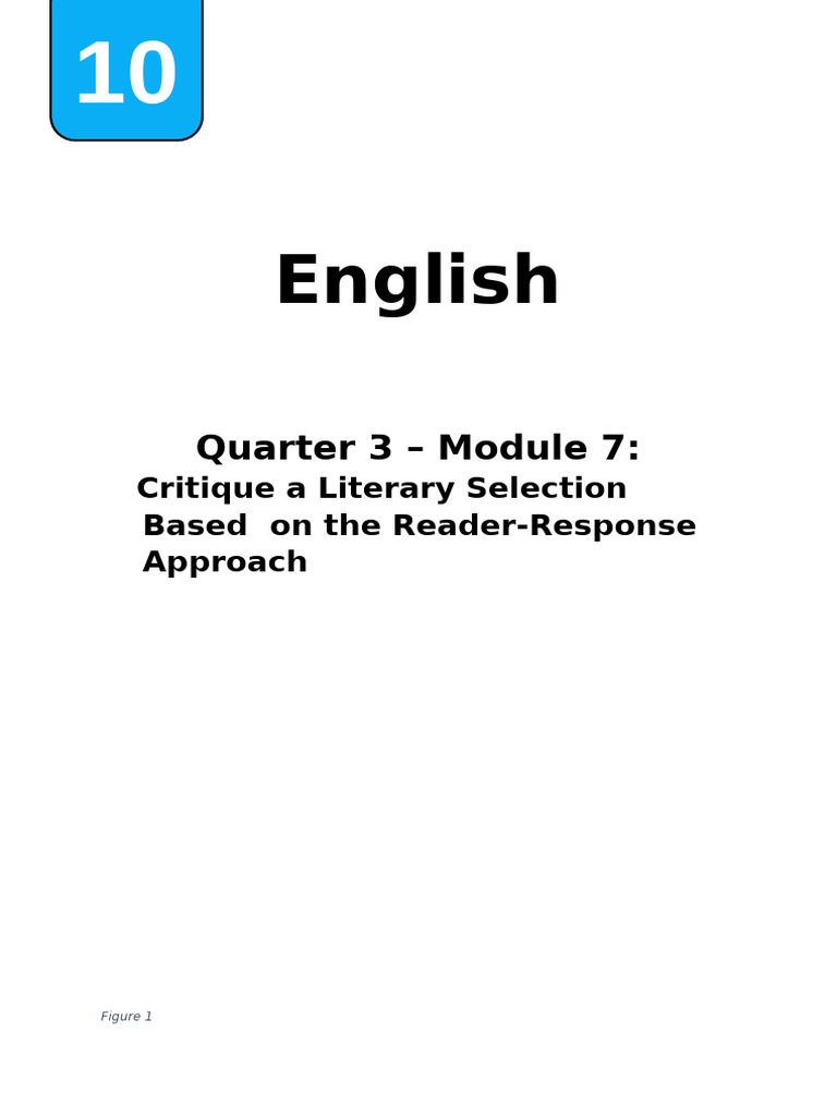 Reader-Response Literary Critique Guide | PDF