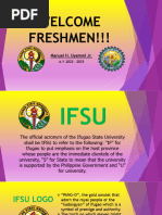 IFSU Vision, Mission, Goals Overview | PDF | Goal | Faith