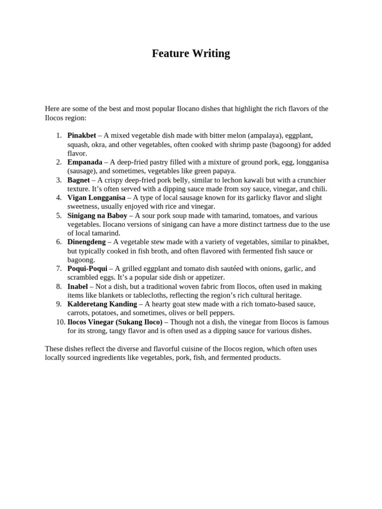 Feature Writing | PDF