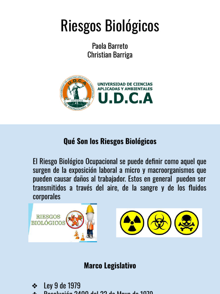 Riesgos Biologicos | PDF | Microorganismo | Inmunología