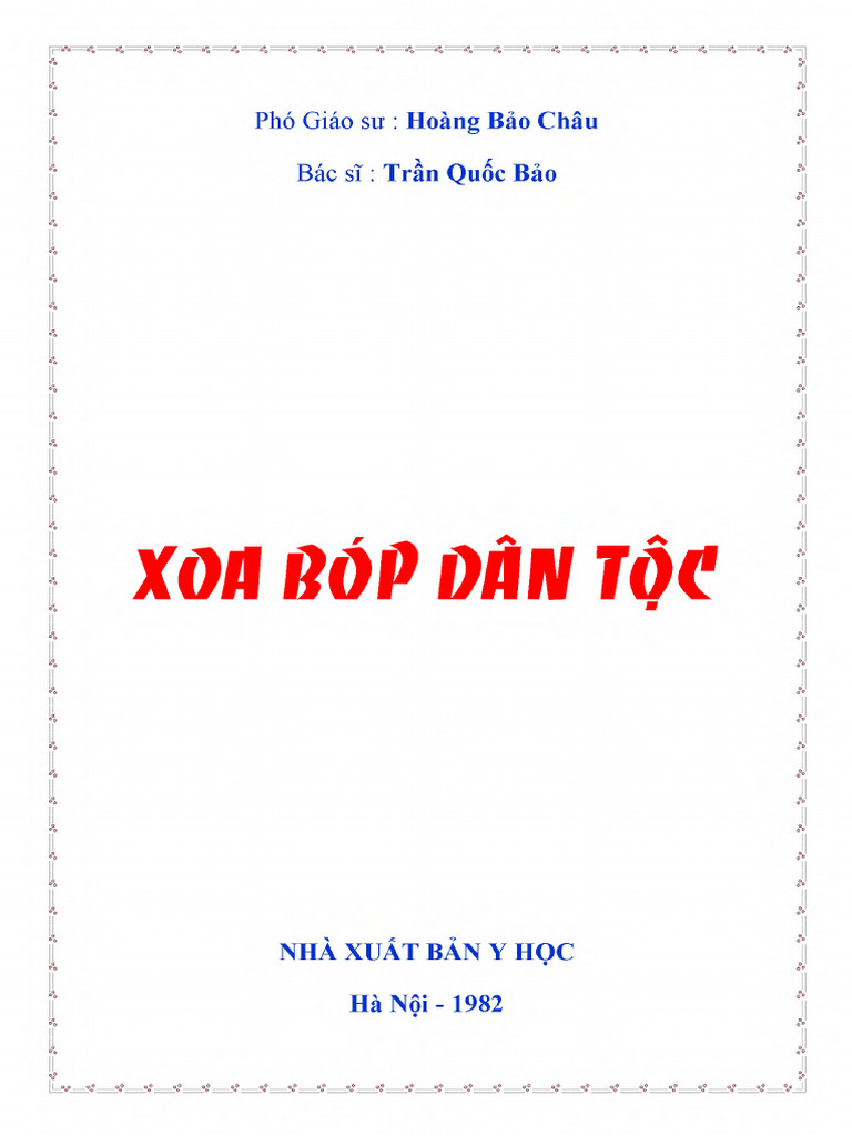 Sachvui.com Xoa Bop Dan Toc Hoang Bao Chau Tran Quoc Bao | PDF